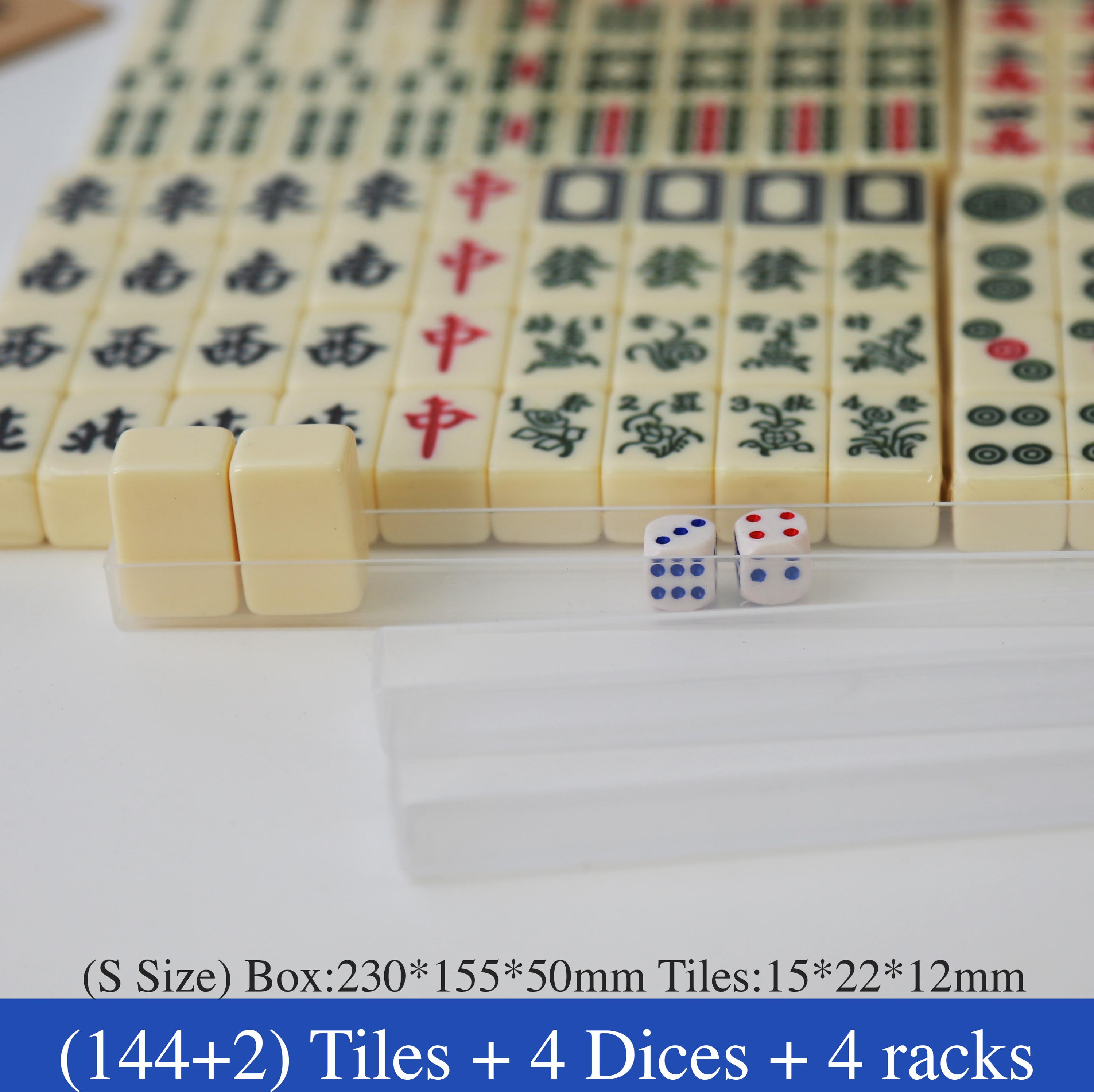 Vintage Chinese Style Mini Mahjong Set,original Lacquerware Wooden Box ...