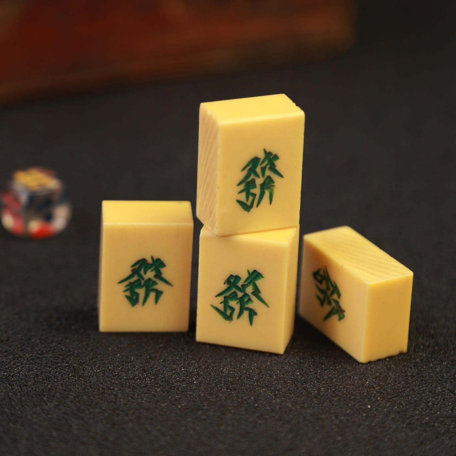 Antique Collection,1960s,vintage Chinese Style Mahjong Set,handmade ...