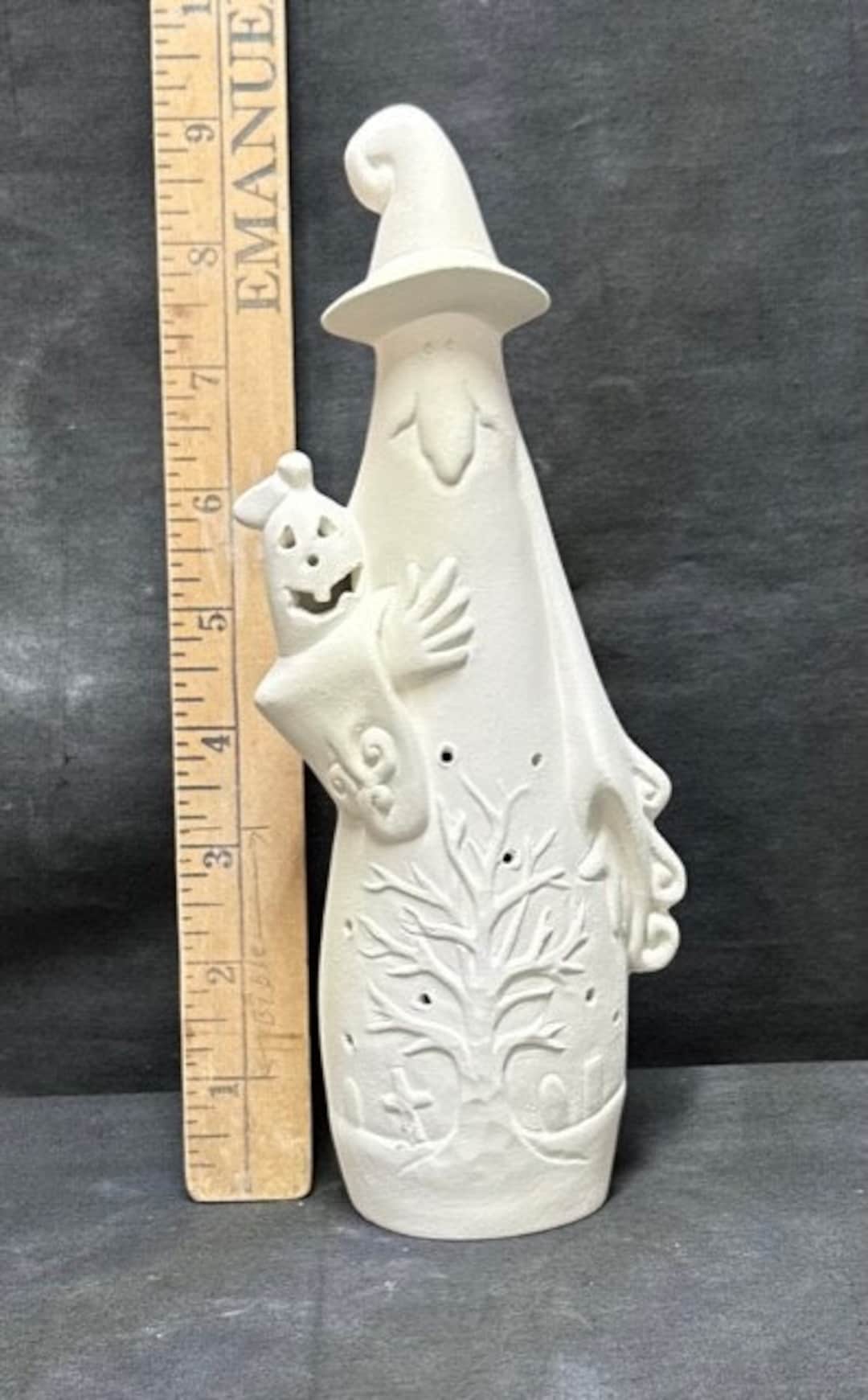 Ready to Paint Ceramic Bisque Clay Magic Small Ghost - Etsy
