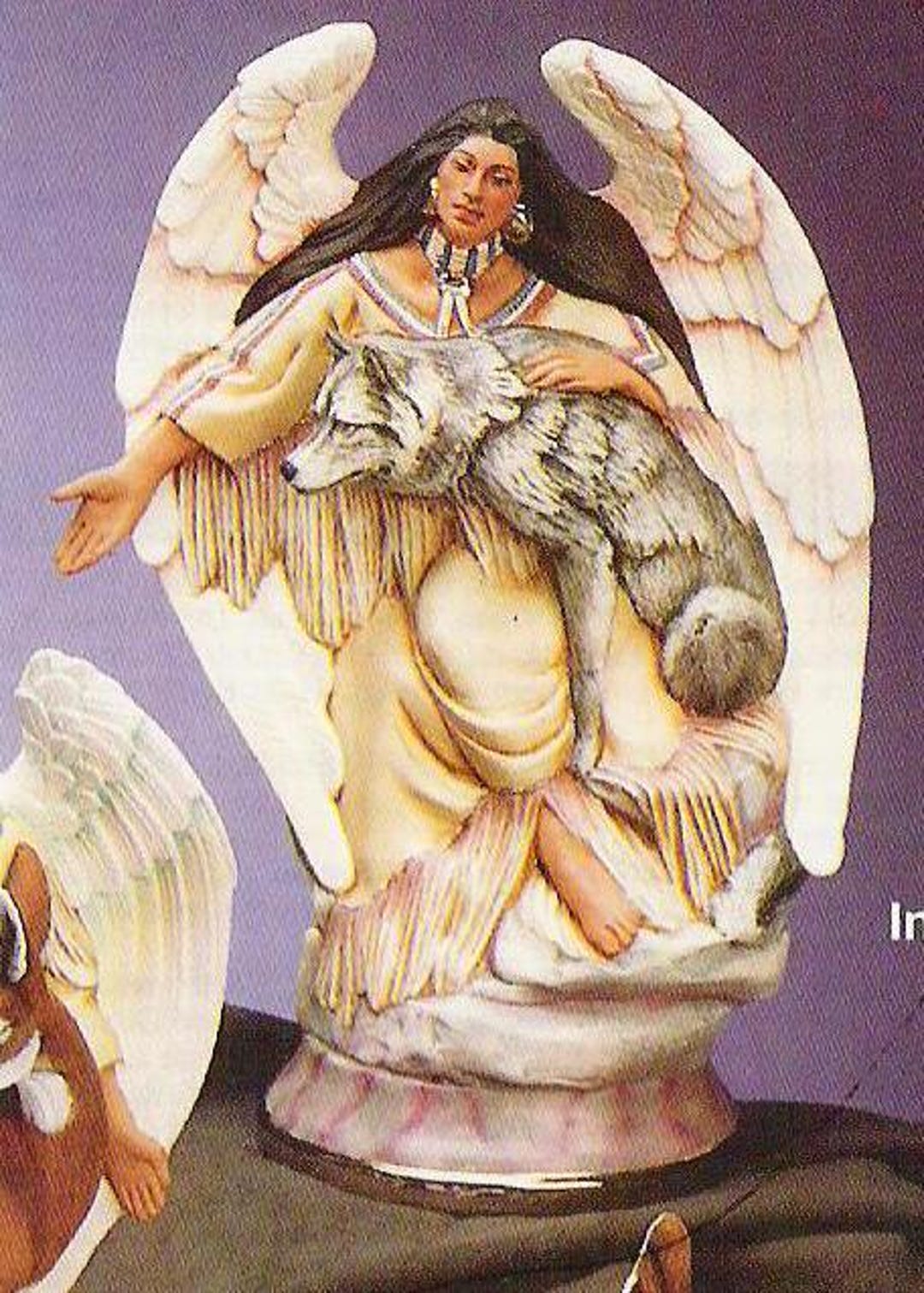Ready to Paint Ceramic Bisque Doc Holiday Lg Indian Maiden Angels W ...