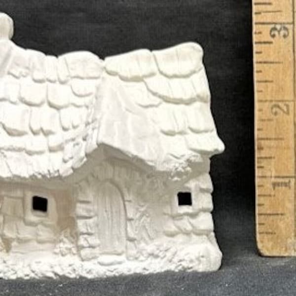 Ready to Paint Ceramic Bisque Christmas House - Etsy