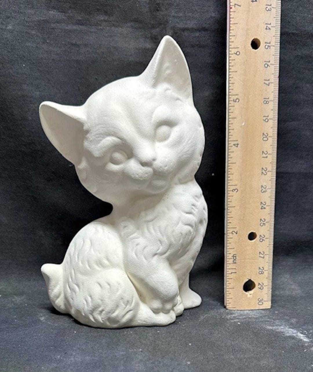 Ready to Paint Ceramic Bisque Cat - Etsy