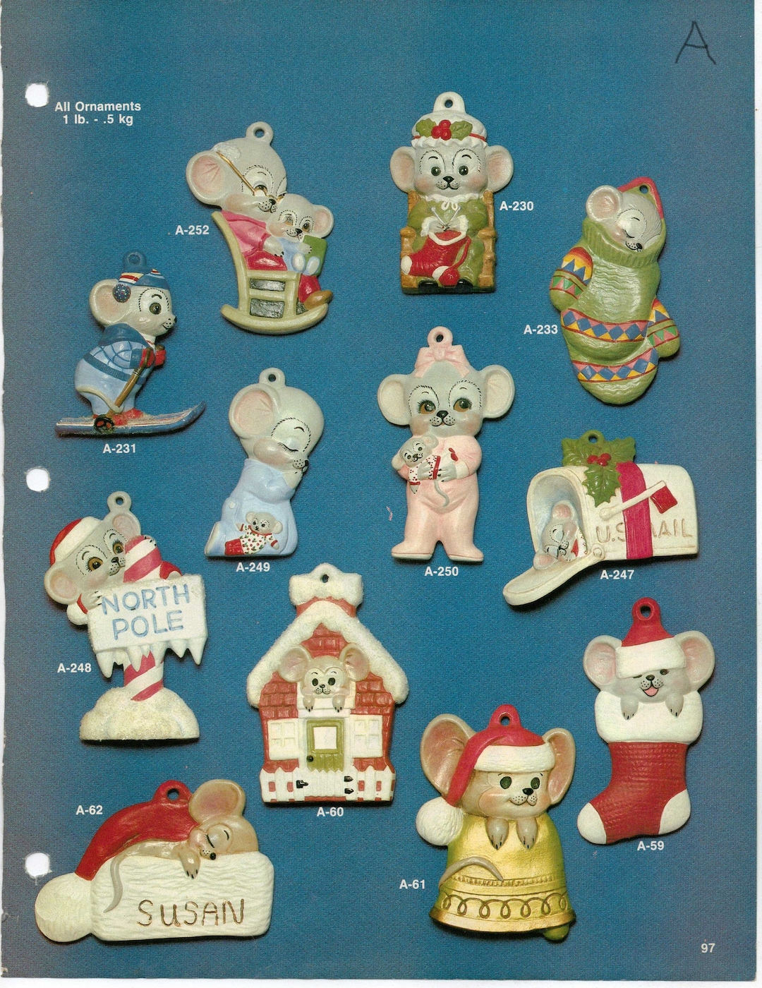 Ready to Paint Ceramic Bisque Albertas Mice Ornaments U Pic - Etsy