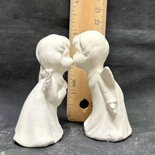 White Ceramic Angels - Etsy