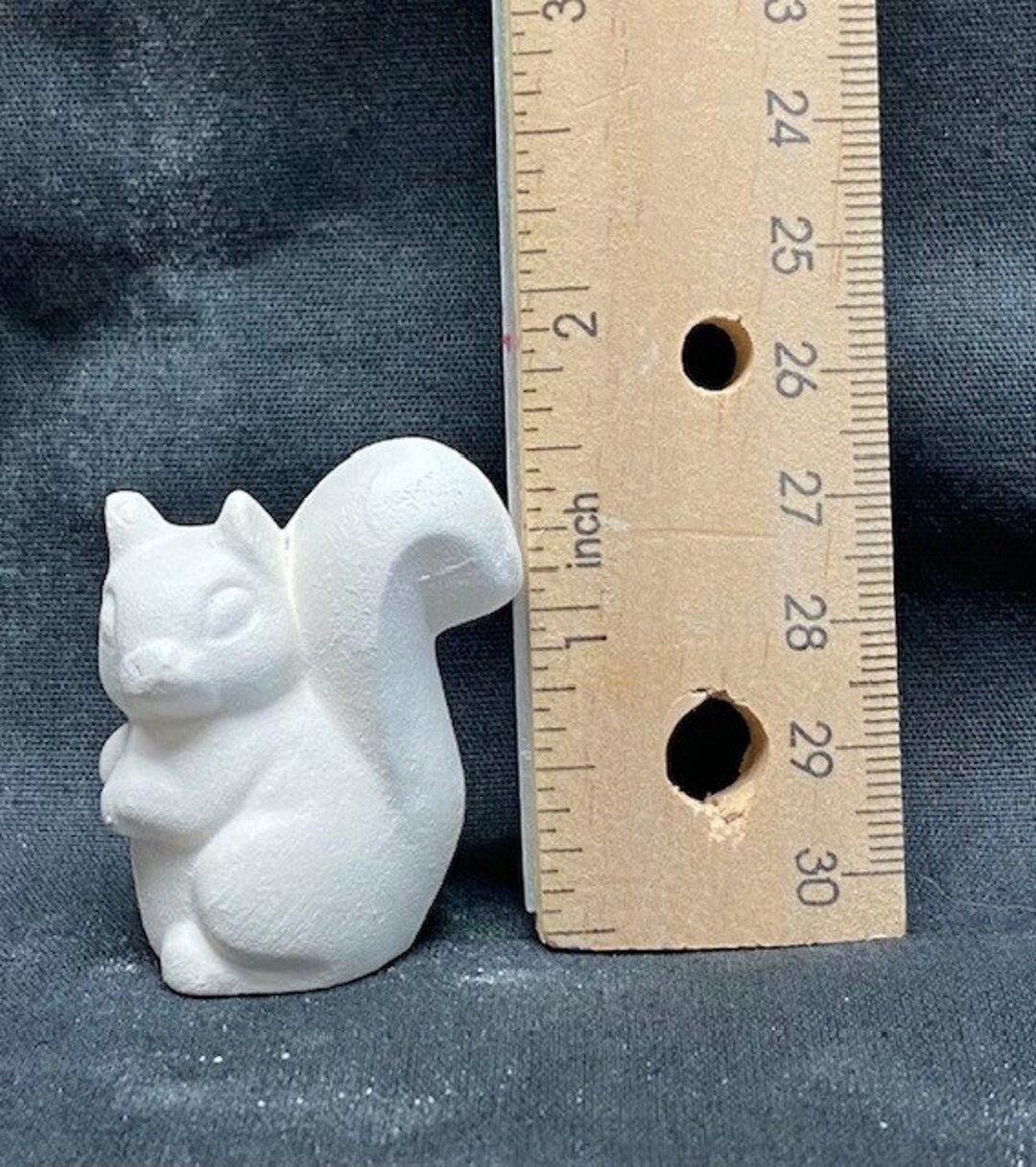 Ready to Paint Ceramic Bisque Small Squirrel - Etsy