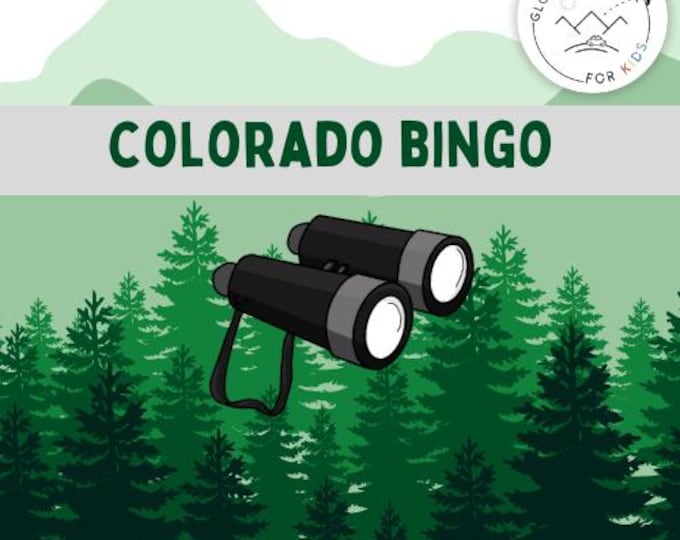 Colorado Bingo Cards - 50 PRINTABLE Unique Cards to Download Instantly ...