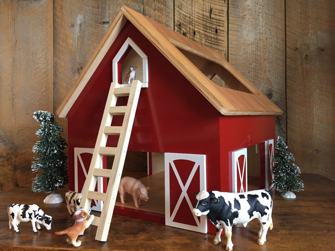 Taylor Kids Hardwood Toy Barn Made to Order - Etsy