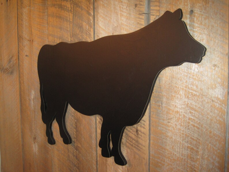 Large Indoor 32 Chalkboard Cow Wall Art | Etsy
