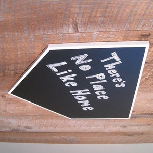 Chalkboard Baseball Home Plate - Wall Art - Etsy