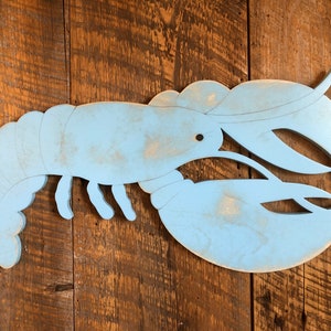 Wooden Lobster Sign Wall Art Indoor Ocean Beach Decoration - Etsy