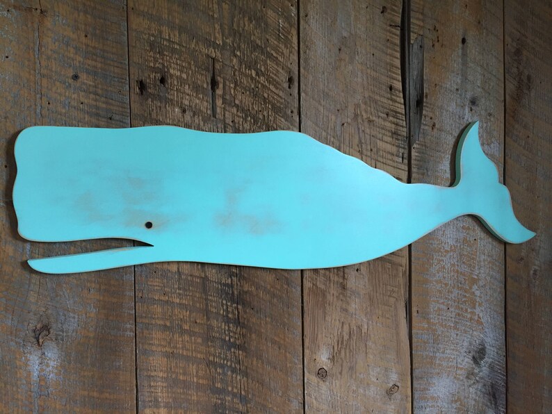 LARGE Wooden 42" Whale - Wall Art Indoor Ocean Beach Decoration - Etsy