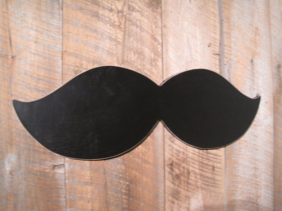 Large Chalkboard Moustache - Wall Art - Etsy