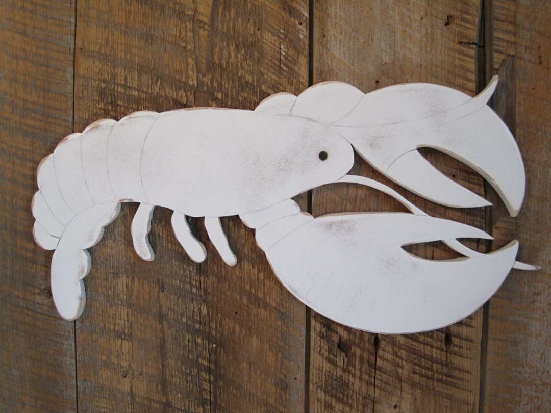Wooden Lobster Sign Wall Art Indoor Ocean Beach Decoration - Etsy