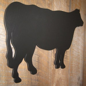 Large Indoor 32" Chalkboard Cow - Wall Art - Etsy