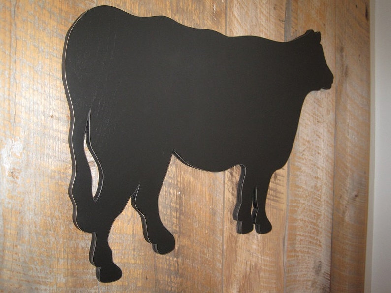 Large Indoor 32" Chalkboard Cow - Wall Art - Etsy