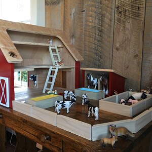 Bailey - Kids Hardwood Toy Barn- Made to Order - Etsy