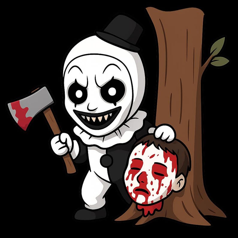 Terrifier Art the Clown Horror Emotes Pack 4 - Etsy