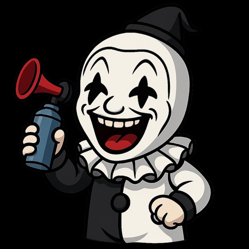 Terrifier Art the Clown Horror Emotes Pack 4 - Etsy