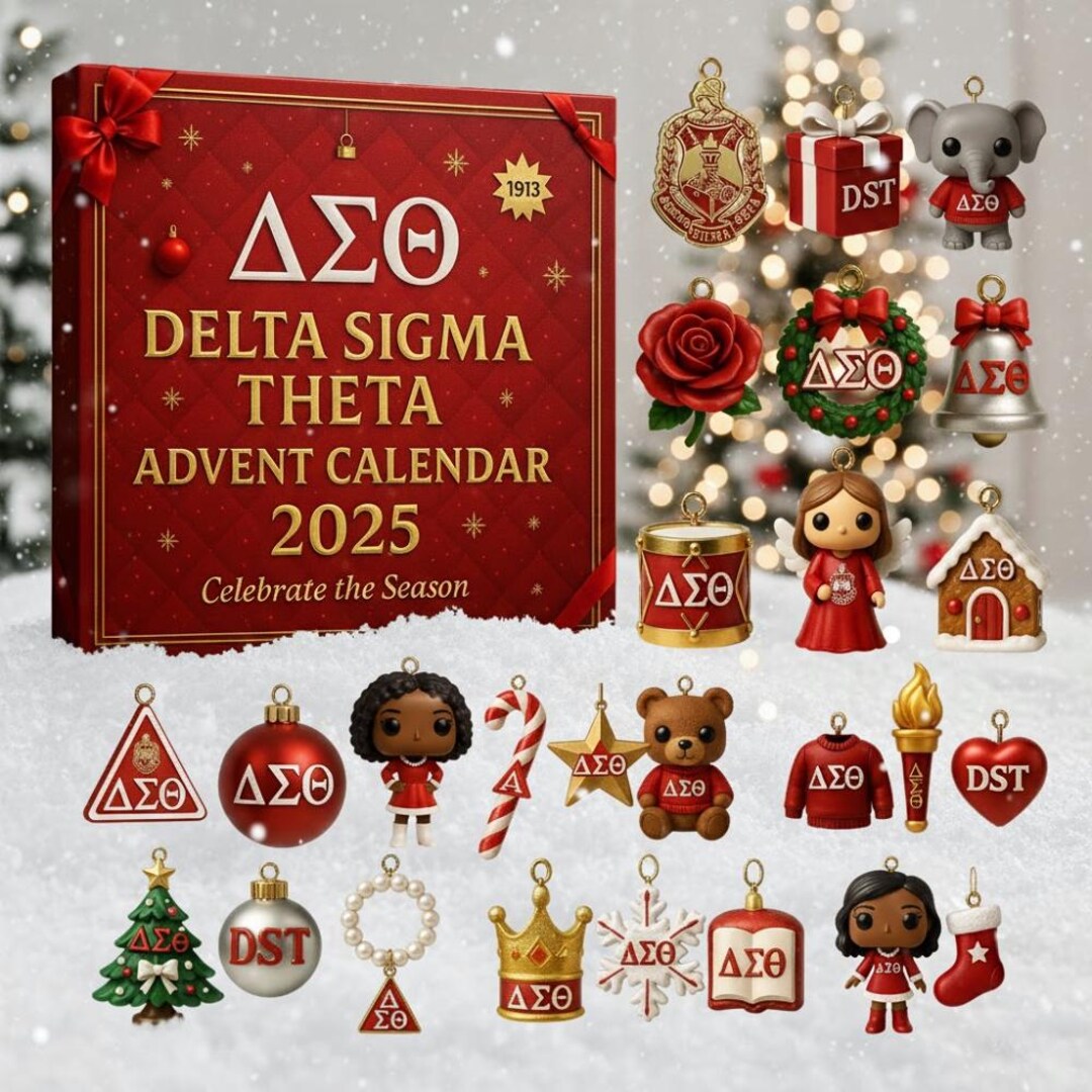 Delta Sigma Theta Advent Calendar 2025, Sorority Sisterhood Holiday ...