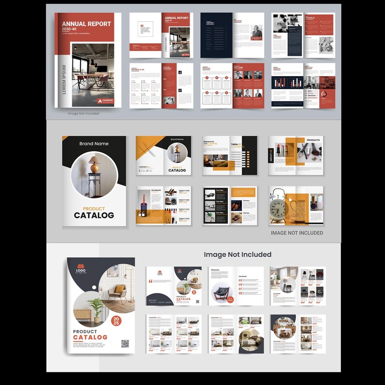 35+ Minimalist Company Profile & Catalog Templates – Instant Download ...