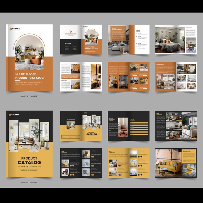 35+ Minimalist Company Profile & Catalog Templates – Instant Download ...