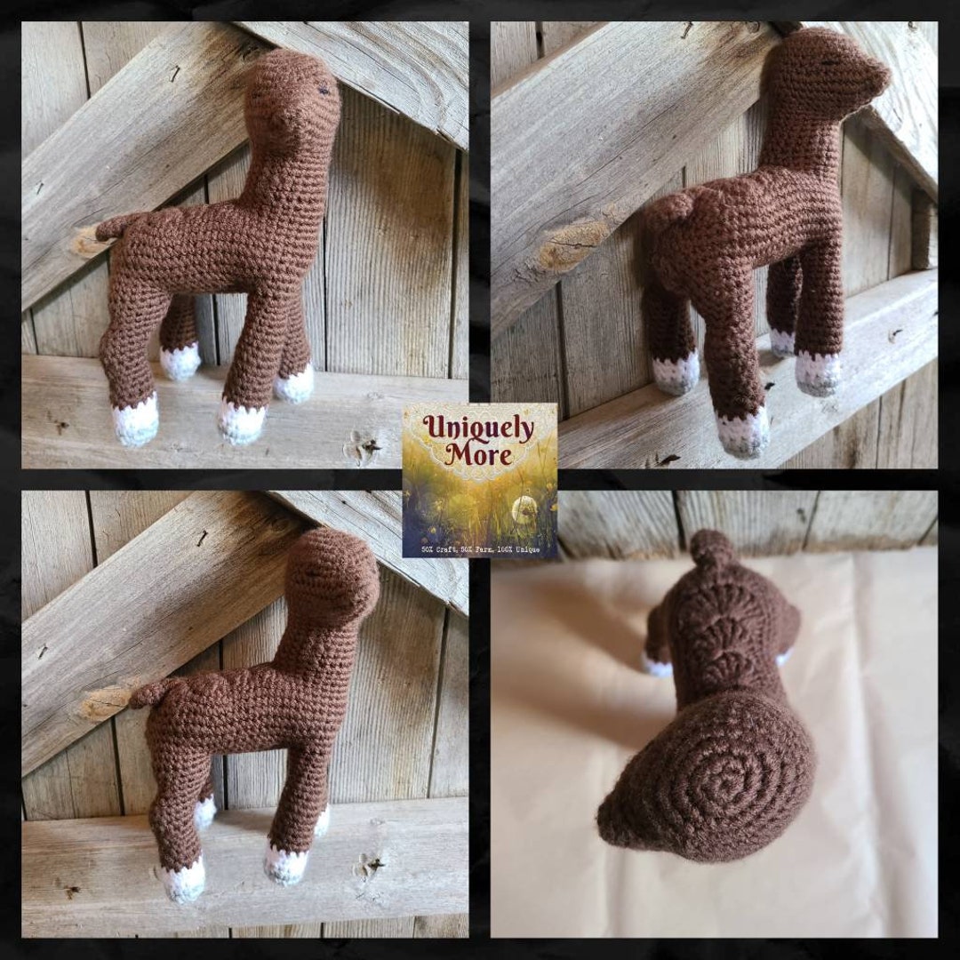 Goat Stuffy,crocheted Goat,goat Toy,dairy Goat,dairy Goat Stuffy ...
