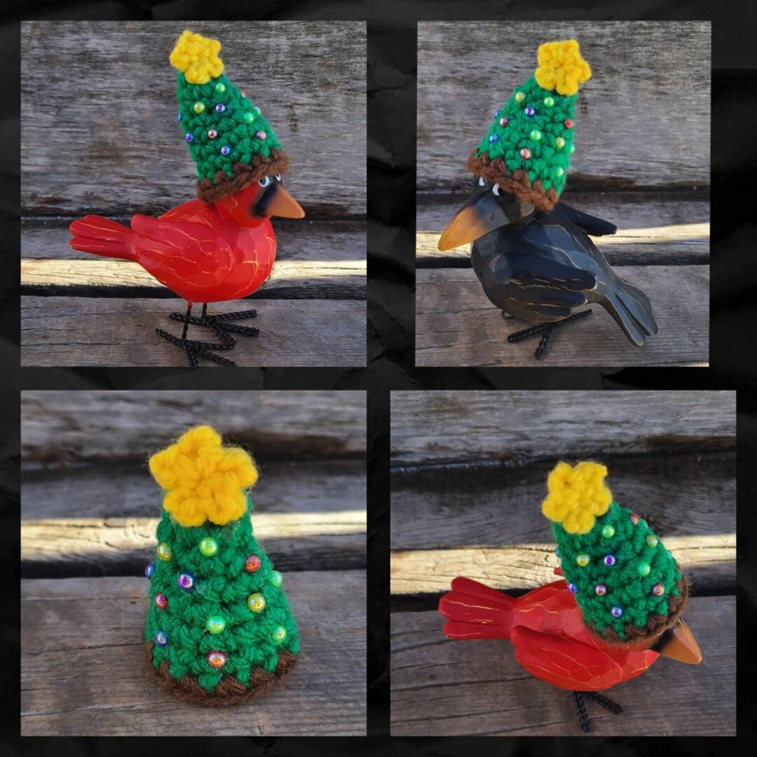 Crow Not Included, Crow Hat, Christmas Tree Hat, Judgmental Crow ...