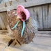 Crochet Pattern, Bonnet for Chickens, Sunday Bonnet, Little Red Hen Hat ...