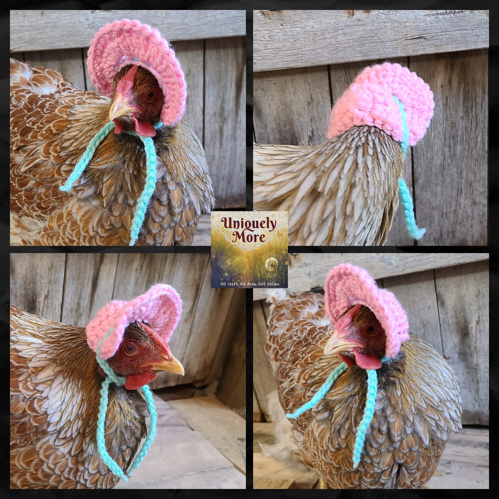 Crochet Pattern Bonnet for Chickens Sunday Bonnet Little - Etsy