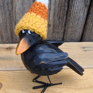Crow Not Included/ Candy Corn Crow Hat/ Candy Corn Hat/ Judgmental Crow ...