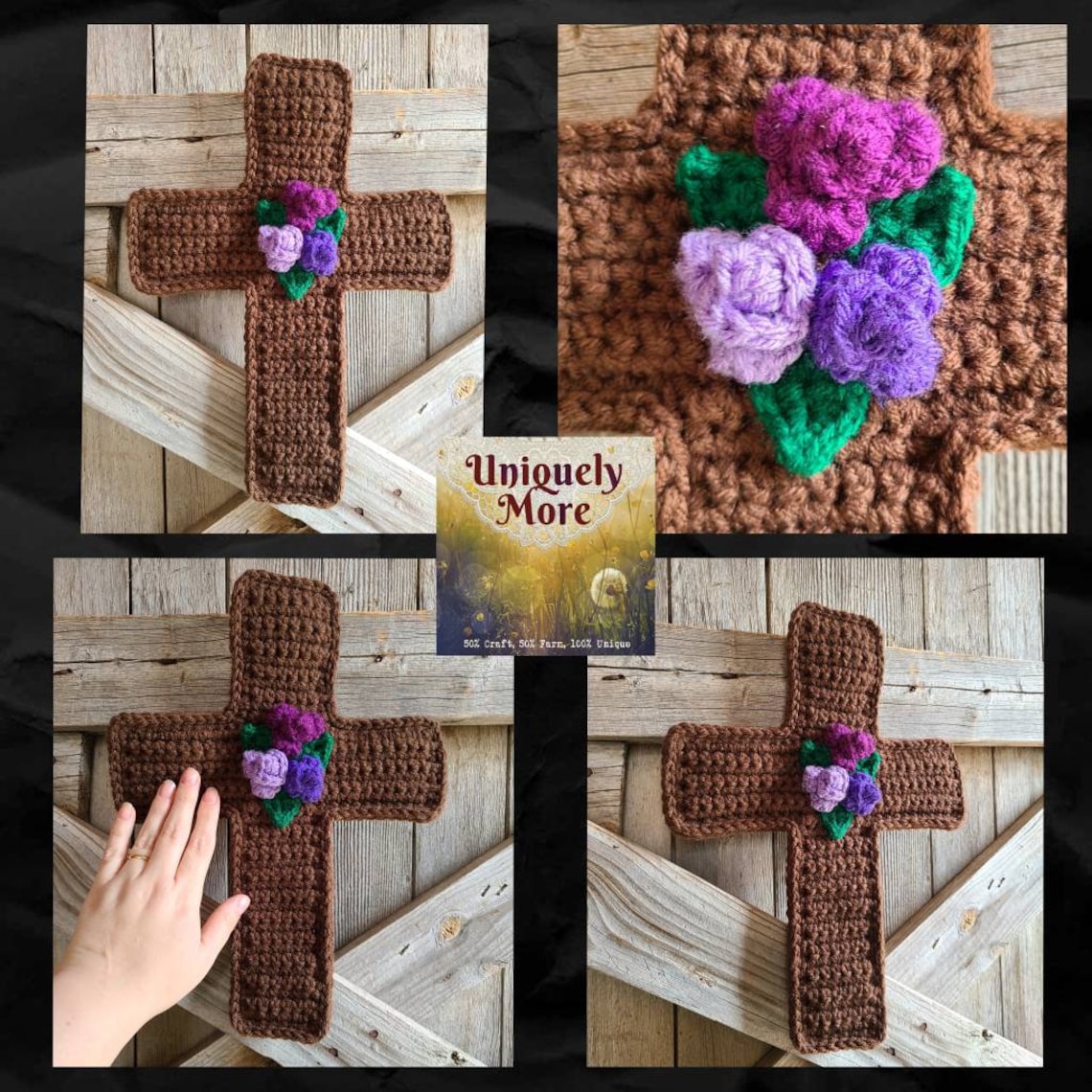 Cross Wall Hangingmade to Orderdoor Hangingcrossflower - Etsy