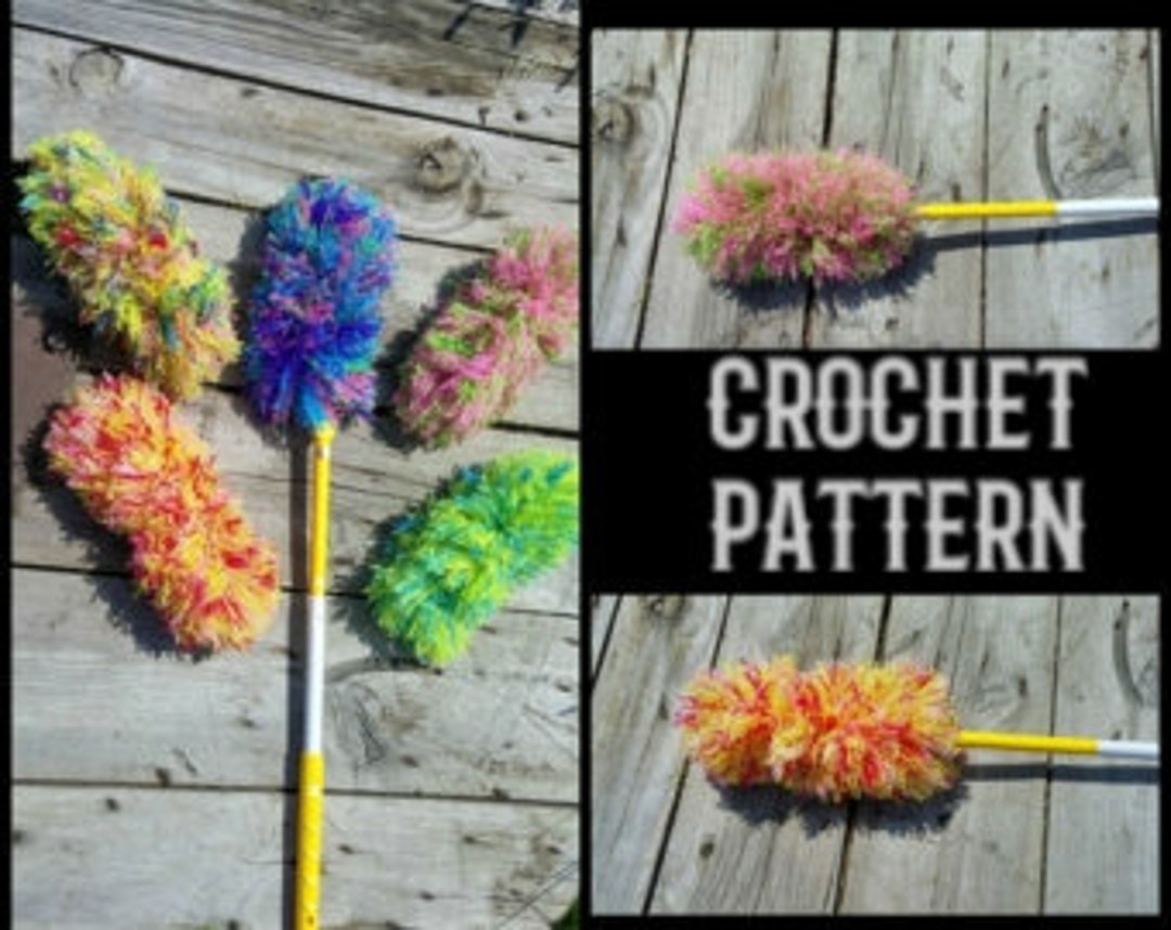 Duster Cover Crochet Pattern / Instant Download / Reusable Duster Cover ...