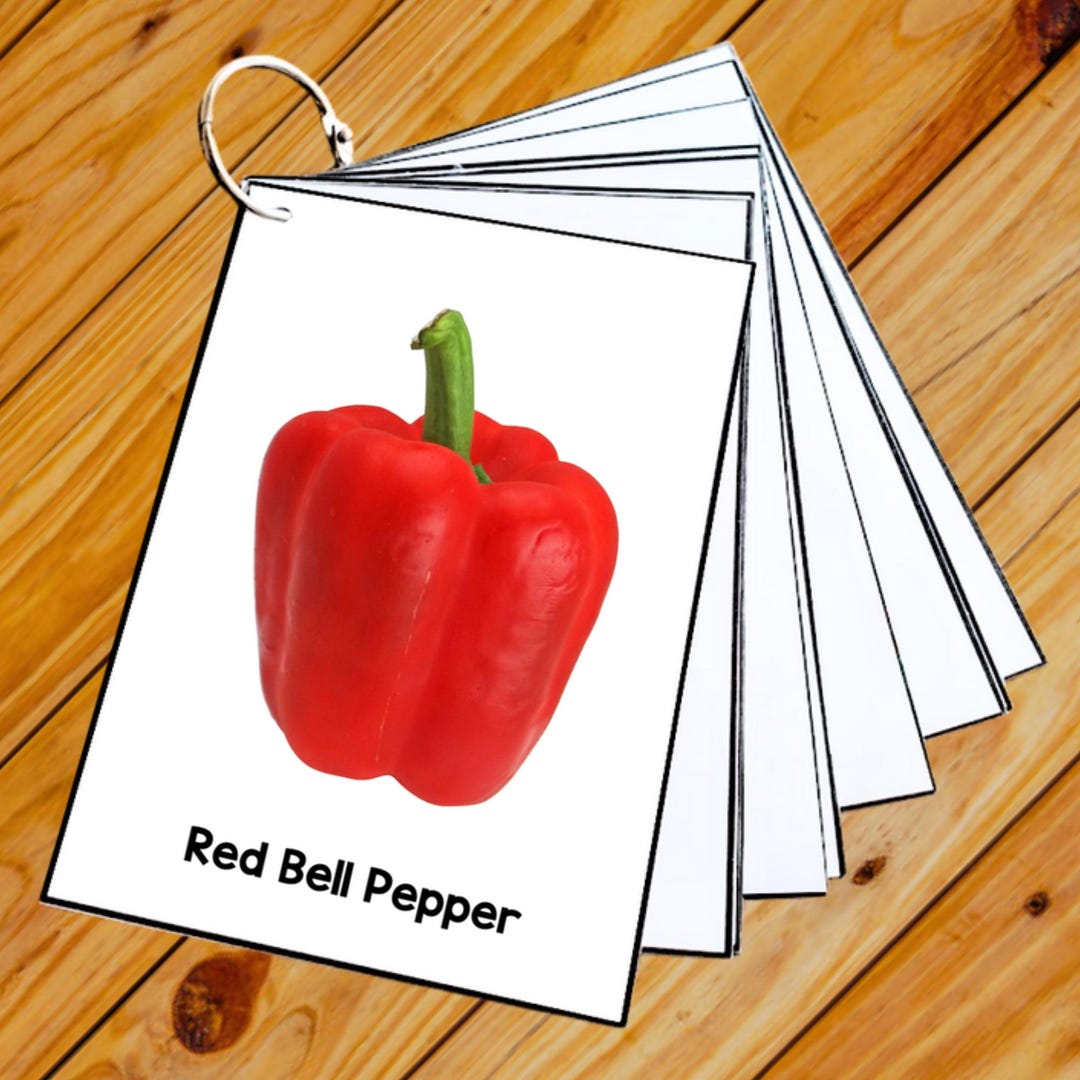 Vegetables - 50 Editable Montessori Cards- Flash Cards Nomenclature ...