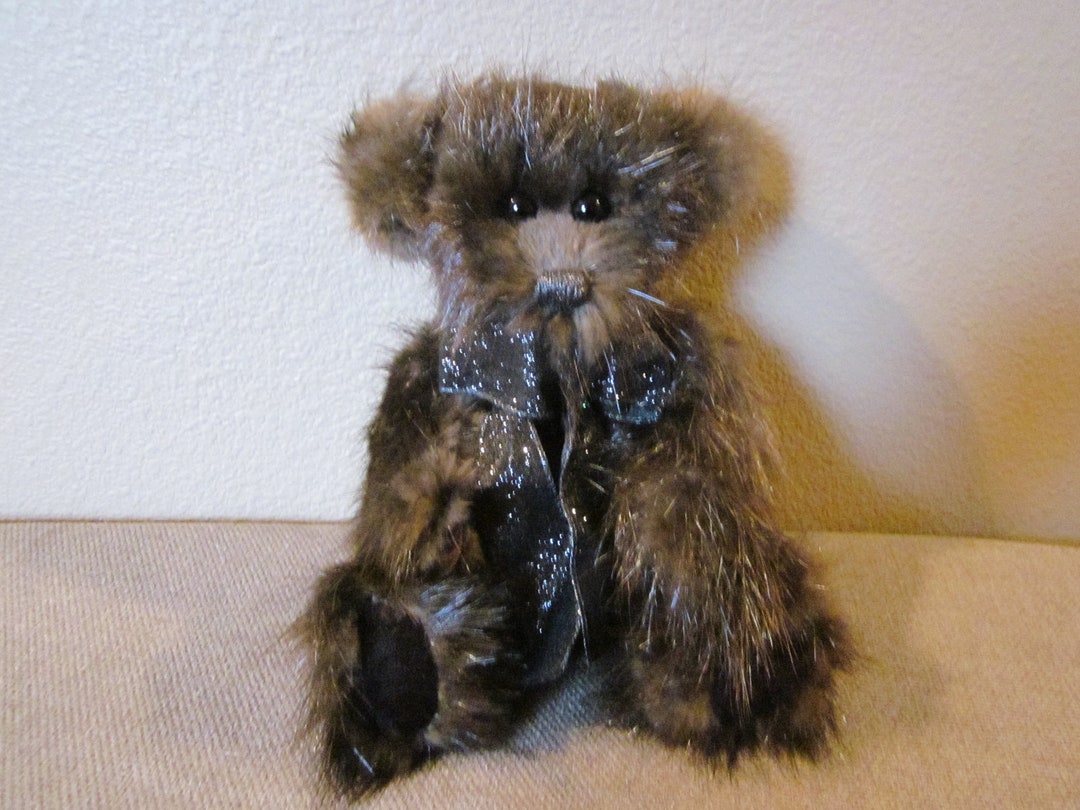 OOAK Real Beaver Fur Teddy Bear johnny - Etsy