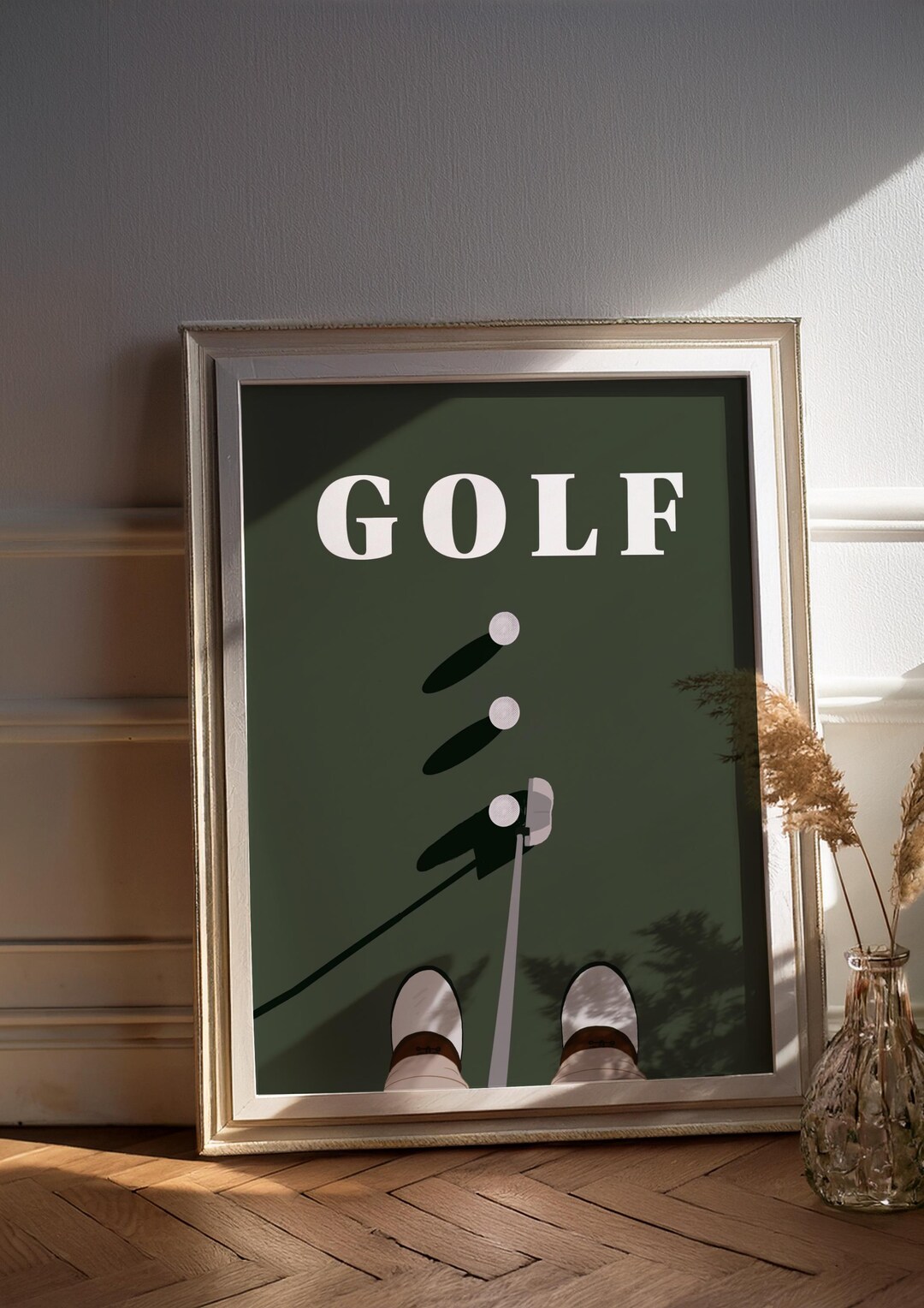 Golf Poster | Printable Wall Art | Sports Poster for Him | Man Cave ...