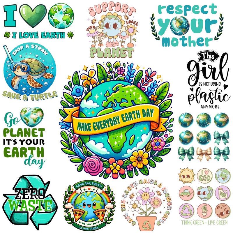 Earth Day Clip Art - Etsy