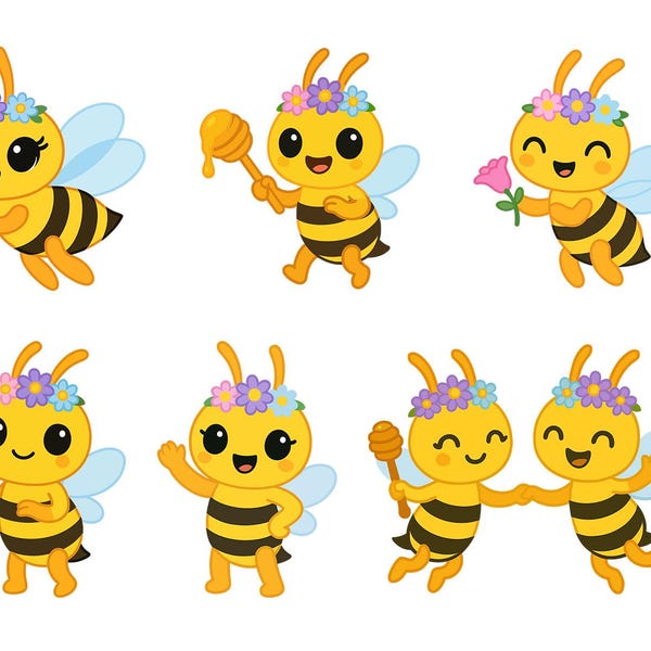 Bee Stickers - Etsy