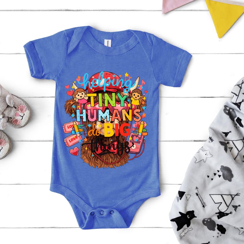 Helping Tiny Humans Do Big Things Png, Funny Teacher Rainbow Svg ...