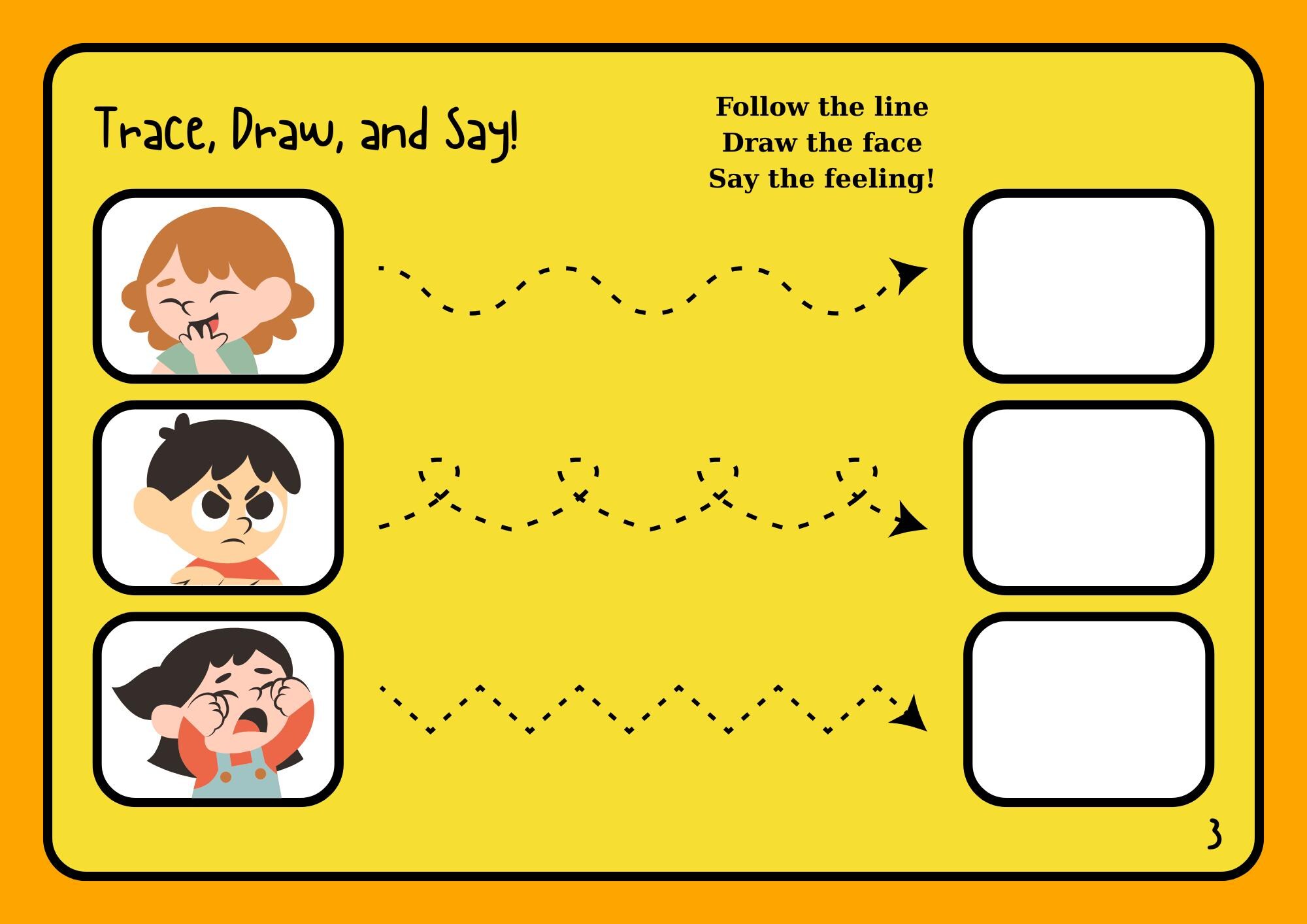 Printable Feelings Activity Book for Kids – Emotions SEL Worksheets ...