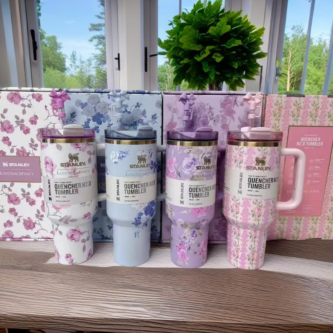 40 Oz Tumbler Love shack fancy stanley, Custom Love shack fancy stanley ...