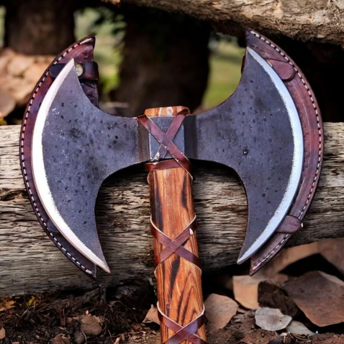 Custom Double Head Axe - Unique Anniversary Gift, Personalized Engraved ...