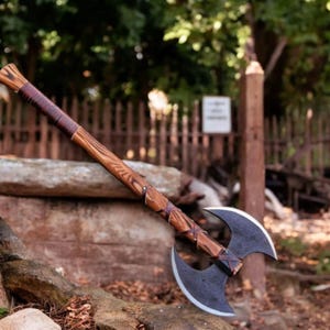 Custom Double Head Axe - Unique Anniversary Gift, Personalized Engraved ...