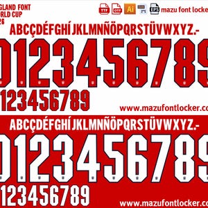 England 2026 Font - Etsy UK