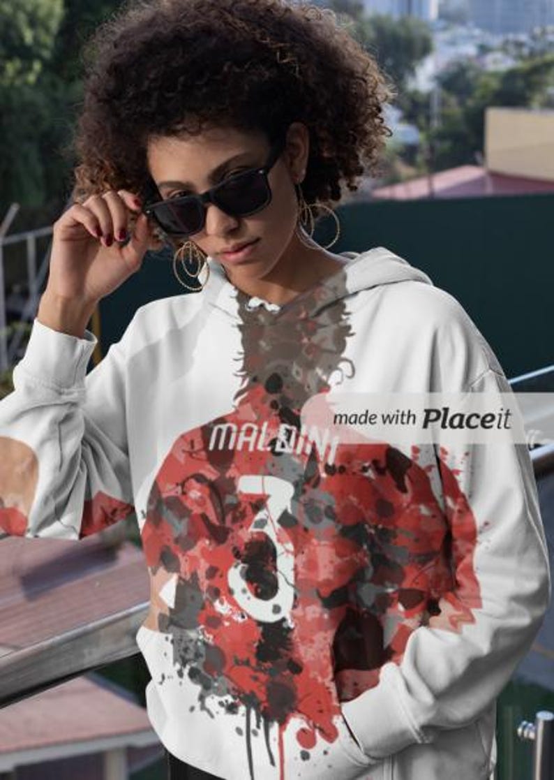 T Shirt Vector Design Paolo Maldini AC Milan Football Legend Digital ...