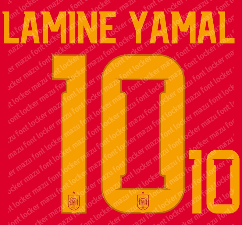 Spain FIFA World Cup 2026 Font, Vector Design (digital Download) - Etsy