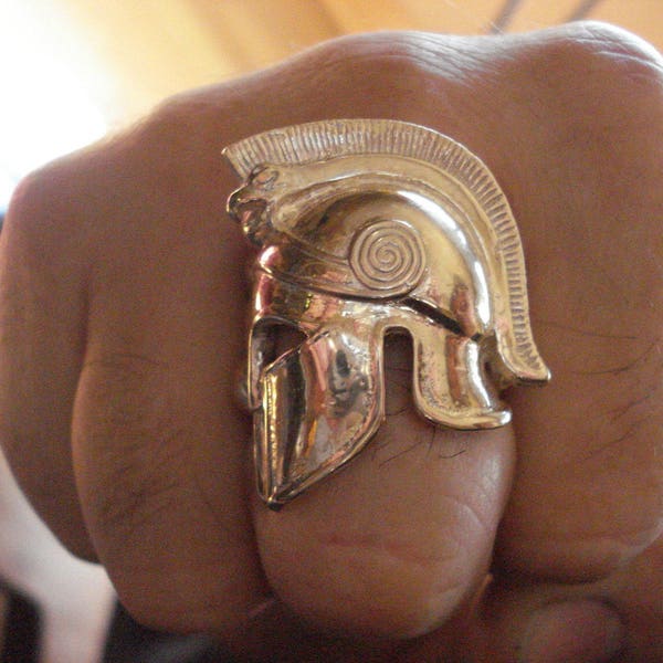Helmet Ring - Etsy