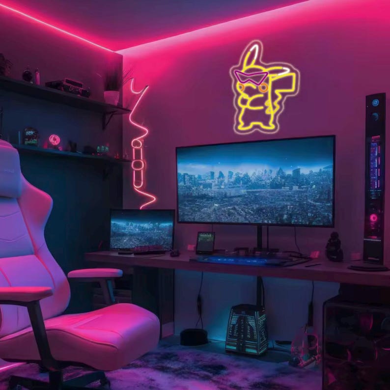 Pikachu Neon Sign - Etsy