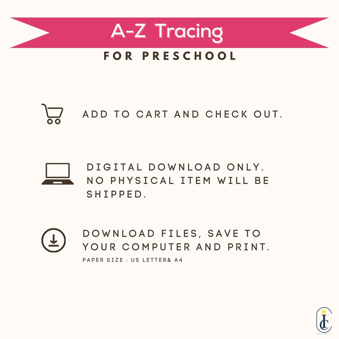 A-Z Alphabet Tracing Worksheets Fun Handwriting Practice With Crayons ...