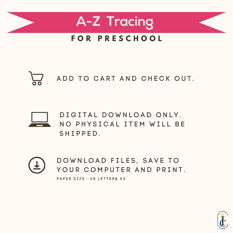 A-Z Alphabet Tracing Worksheets Fun Handwriting Practice With Crayons ...