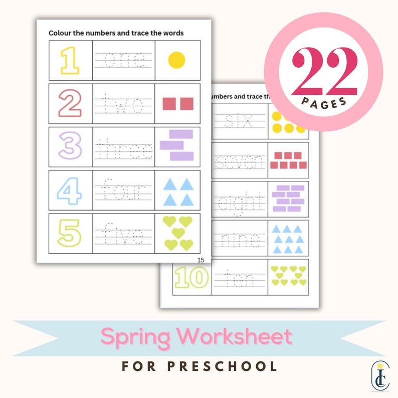Printable Number Worksheets for Kindergarten Preschool Math Activities ...